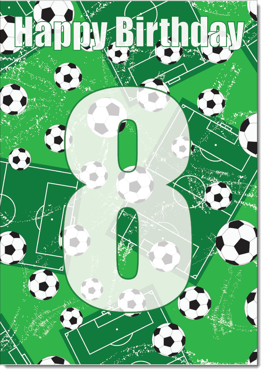 8th Birthday Card Age 8 – doodlecards