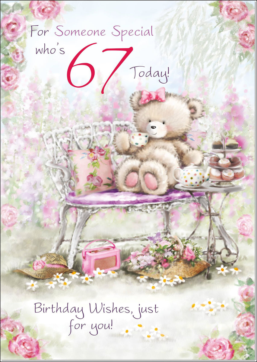 67th Birthday Card Age 67 – doodlecards