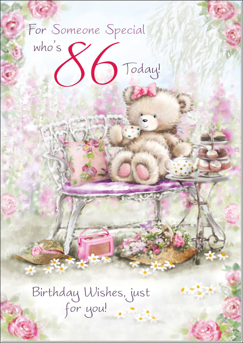 86th Birthday Card Age 86 – doodlecards