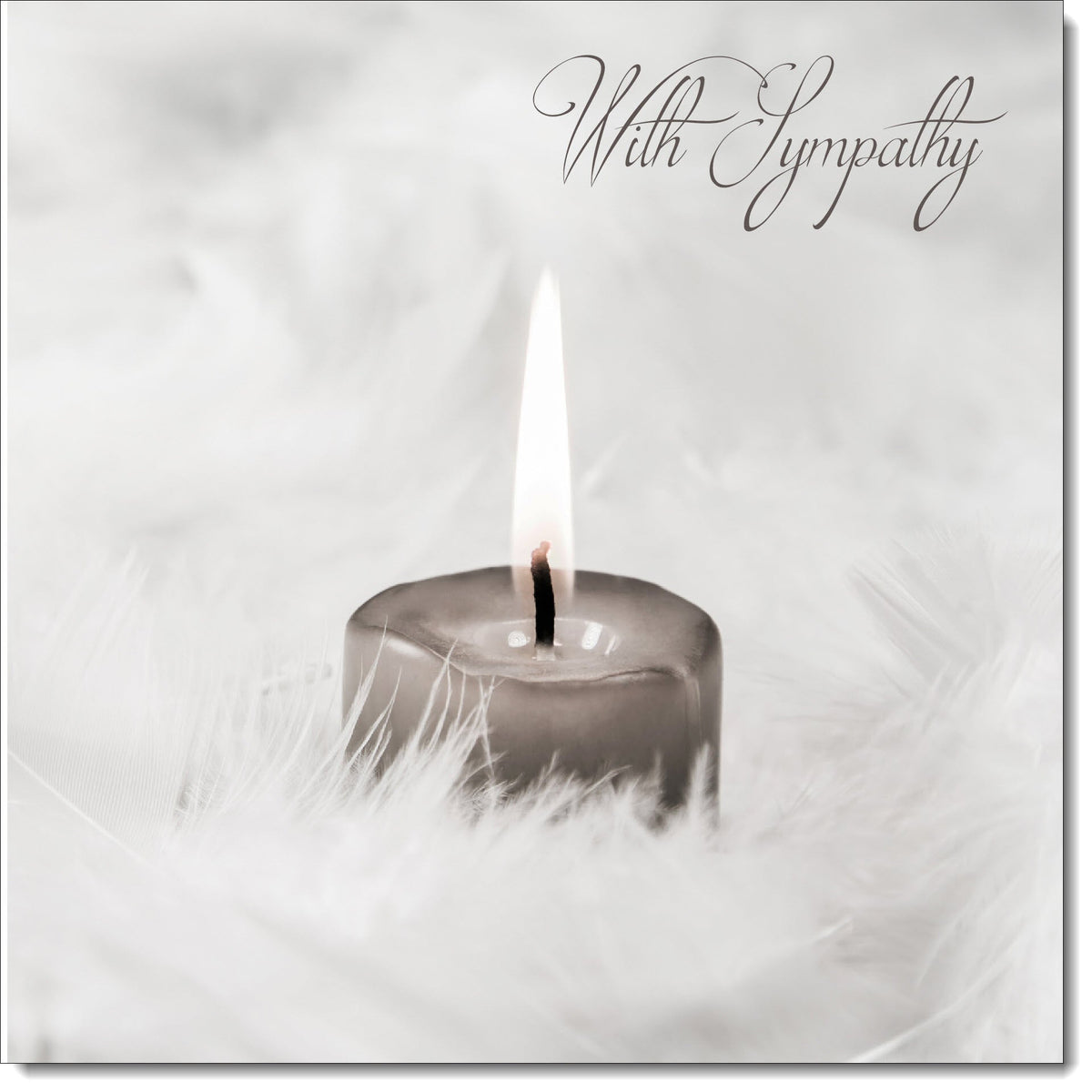 Sympathy Condolence Bereavement Card Candle – doodlecards
