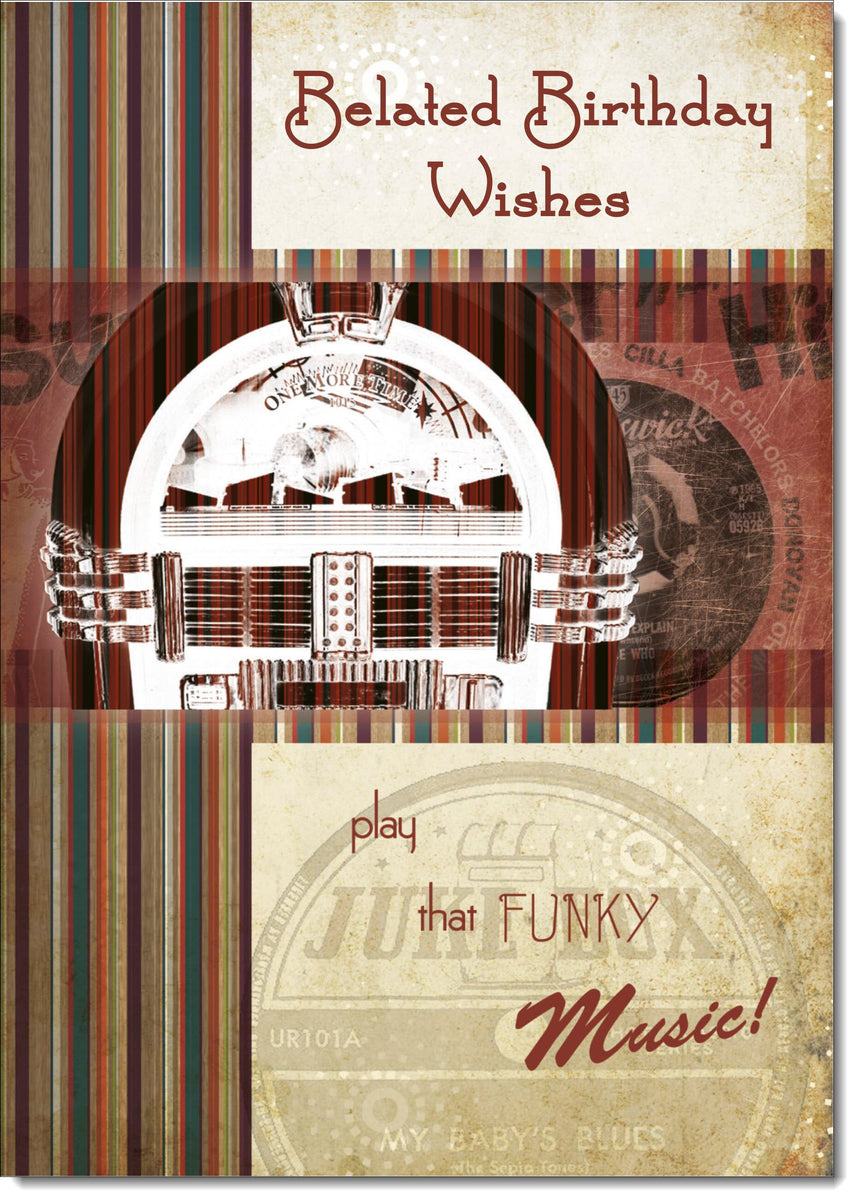 Belated Birthday Card Jukebox – doodlecards