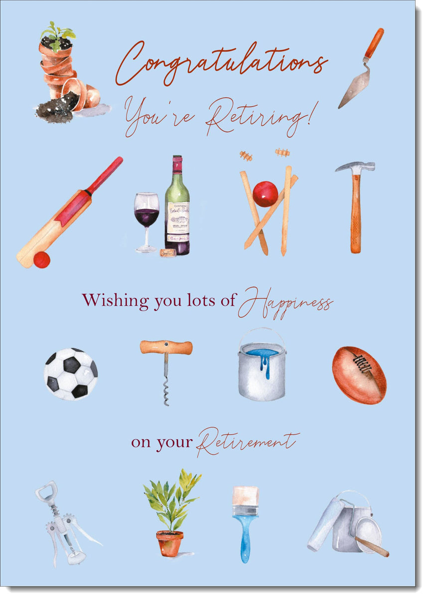 Retirement Card Handyman – doodlecards