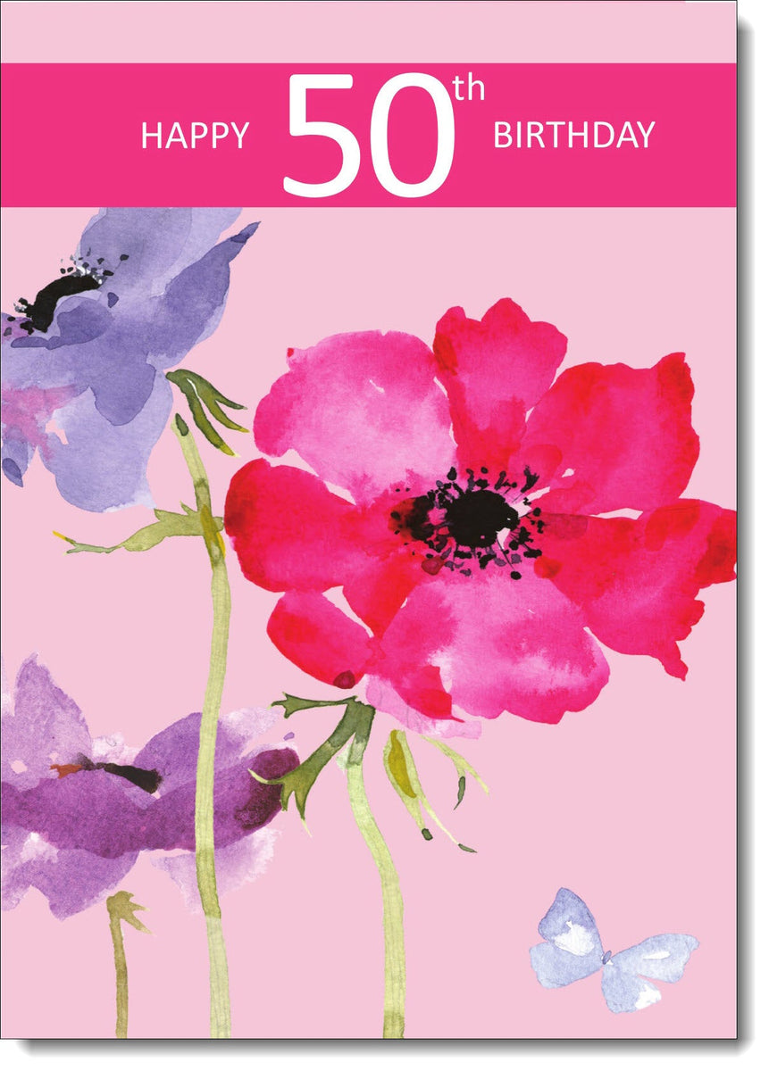 50th Birthday Card Age 50 – doodlecards