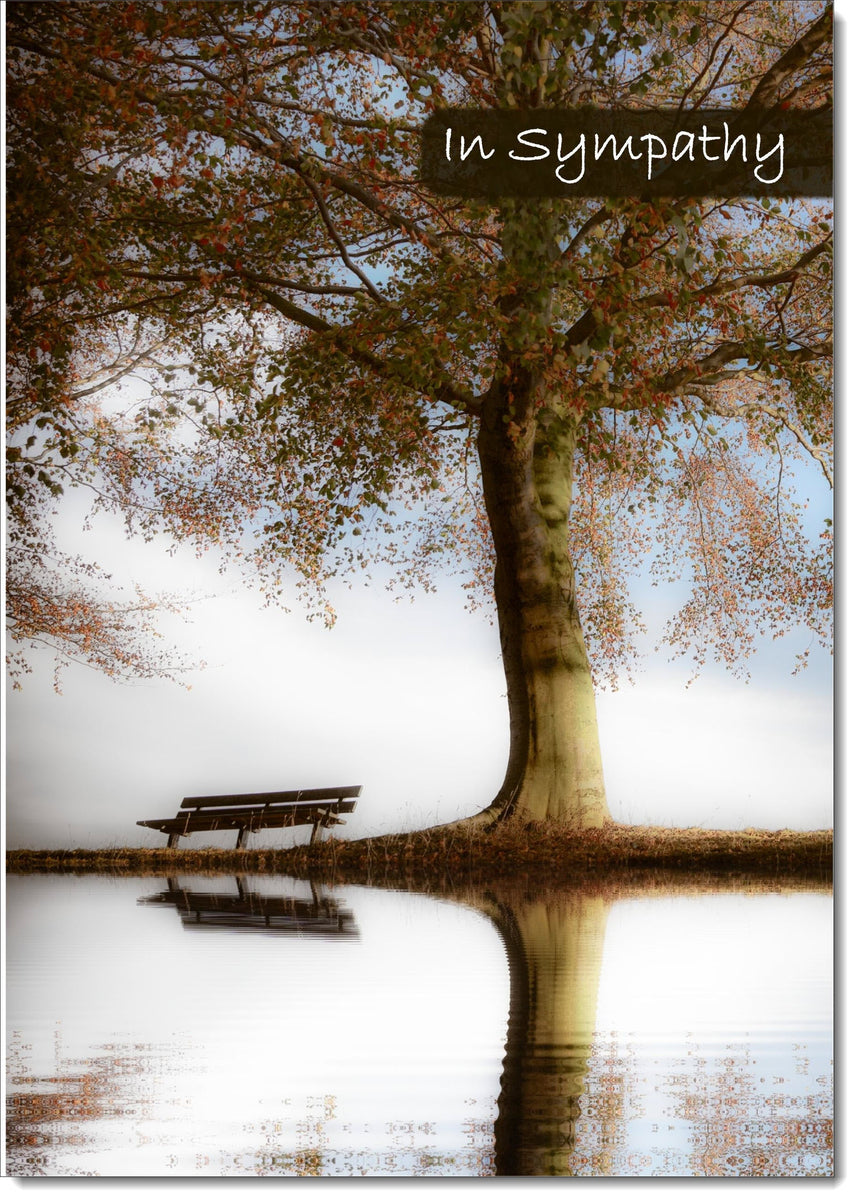 Sympathy Condolence Bereavement Card Reflection – doodlecards