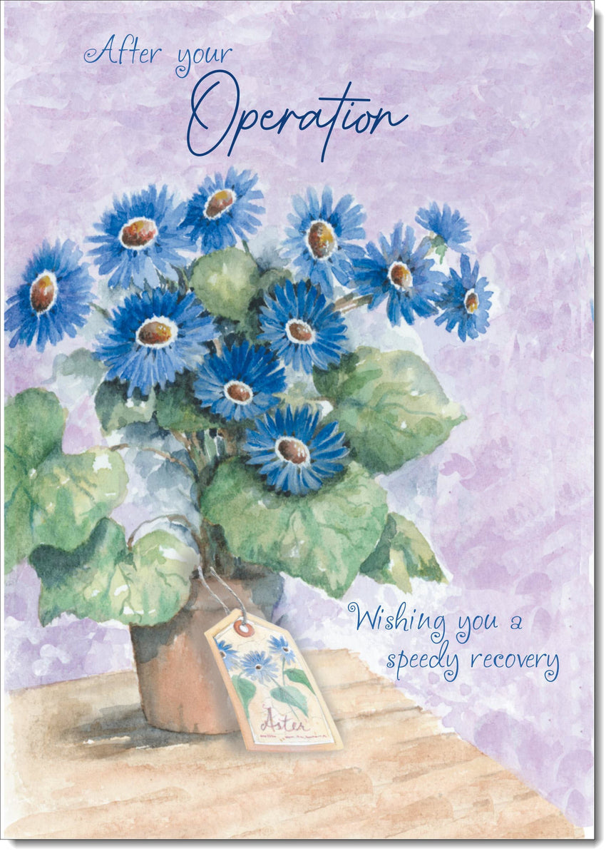 Get Well From Operation Card Flower Pot – doodlecards