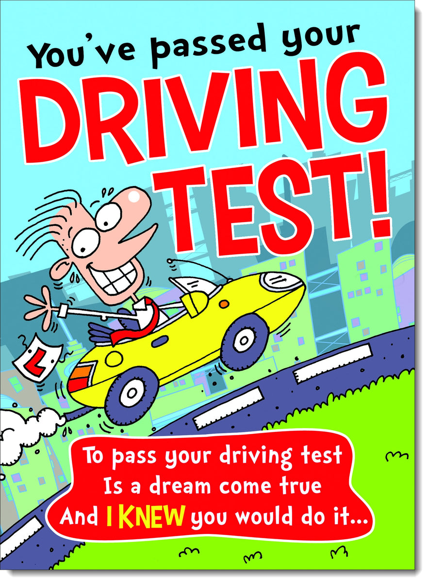 Driving Test Pass Card Funny No Stopping Ewe'! – doodlecards